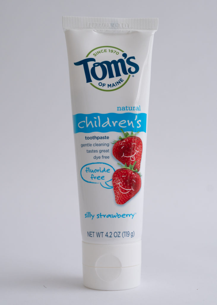 Tom’s of Maine Children’s Toothpaste Fluoride-free, Strawberry. | Fibro ...